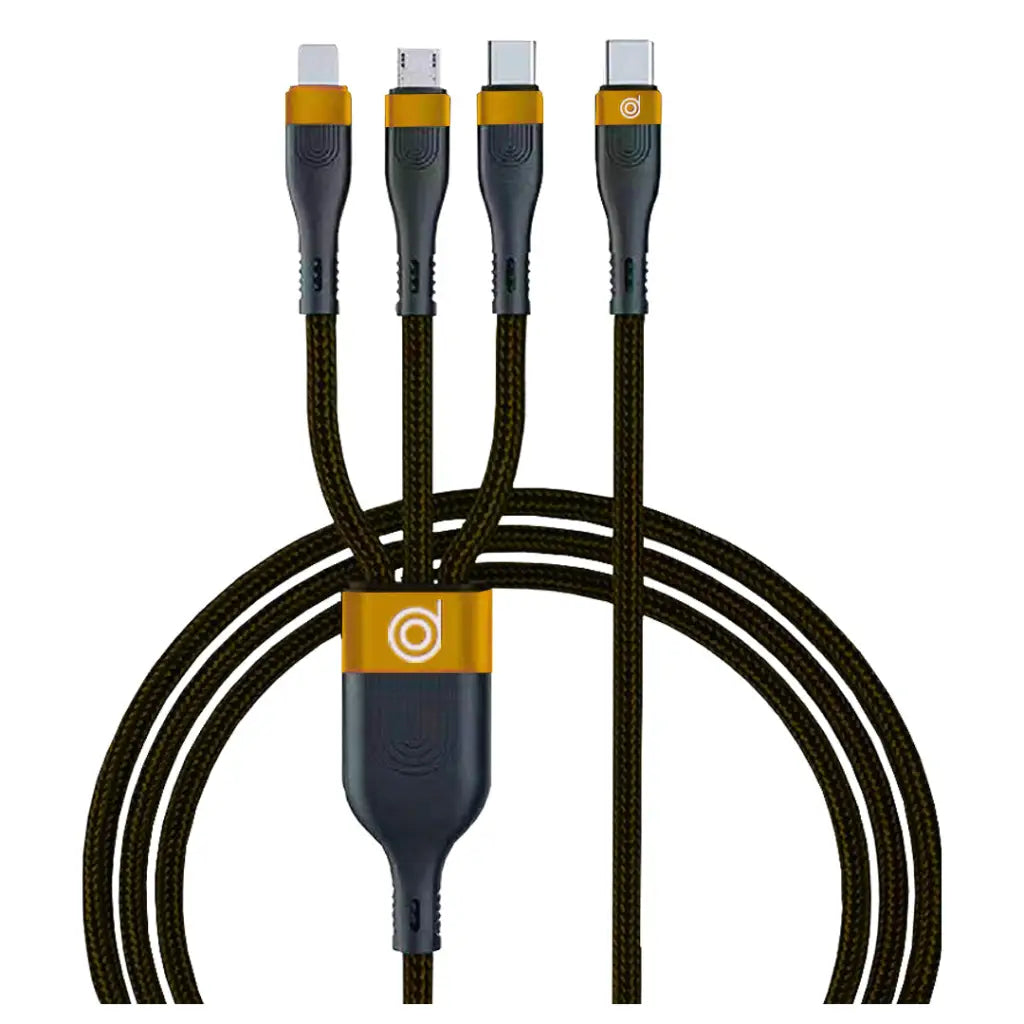Cheetah 3-in-1 100W Super-fast Charging Cable - Digifon NG - digifon NG